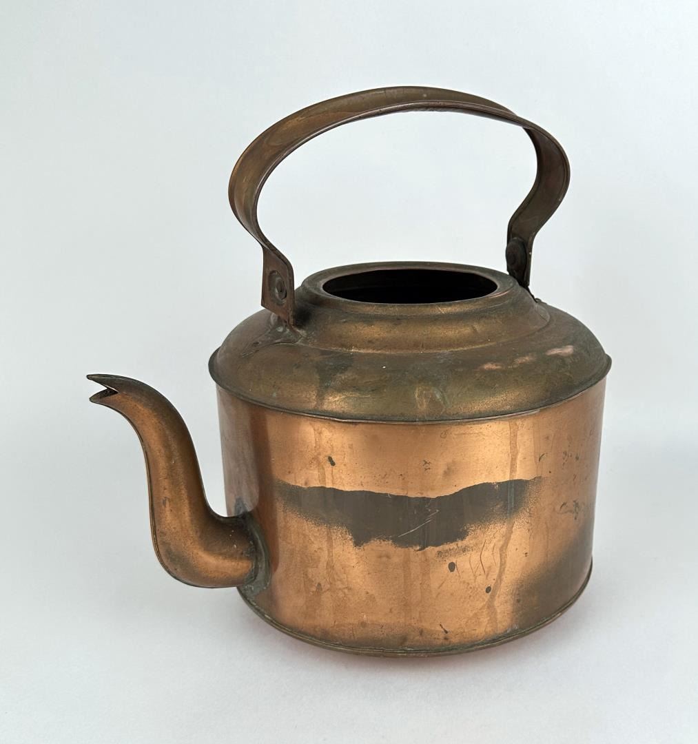 Antique Brittons Copper Teapot