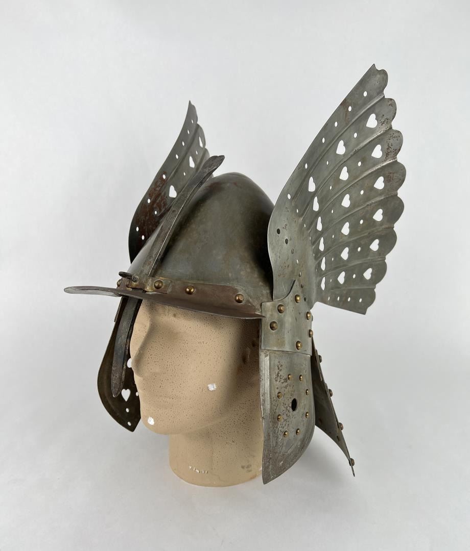 German Polish Winged Lobster Tail Burgonet Helmet