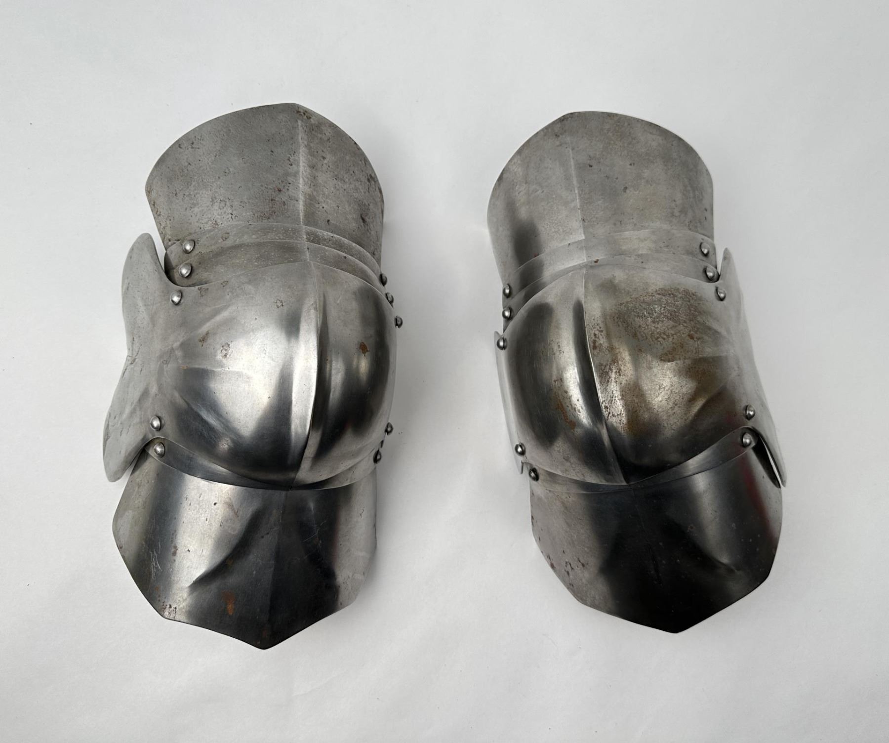 Medieval Steel Pauldrons LARP