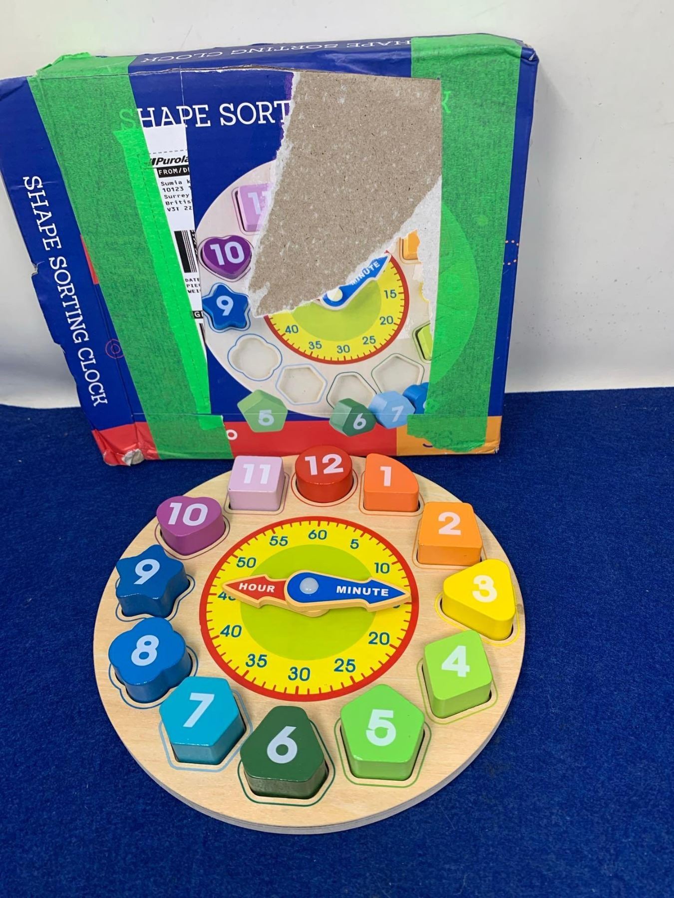Shape Sorting Clock