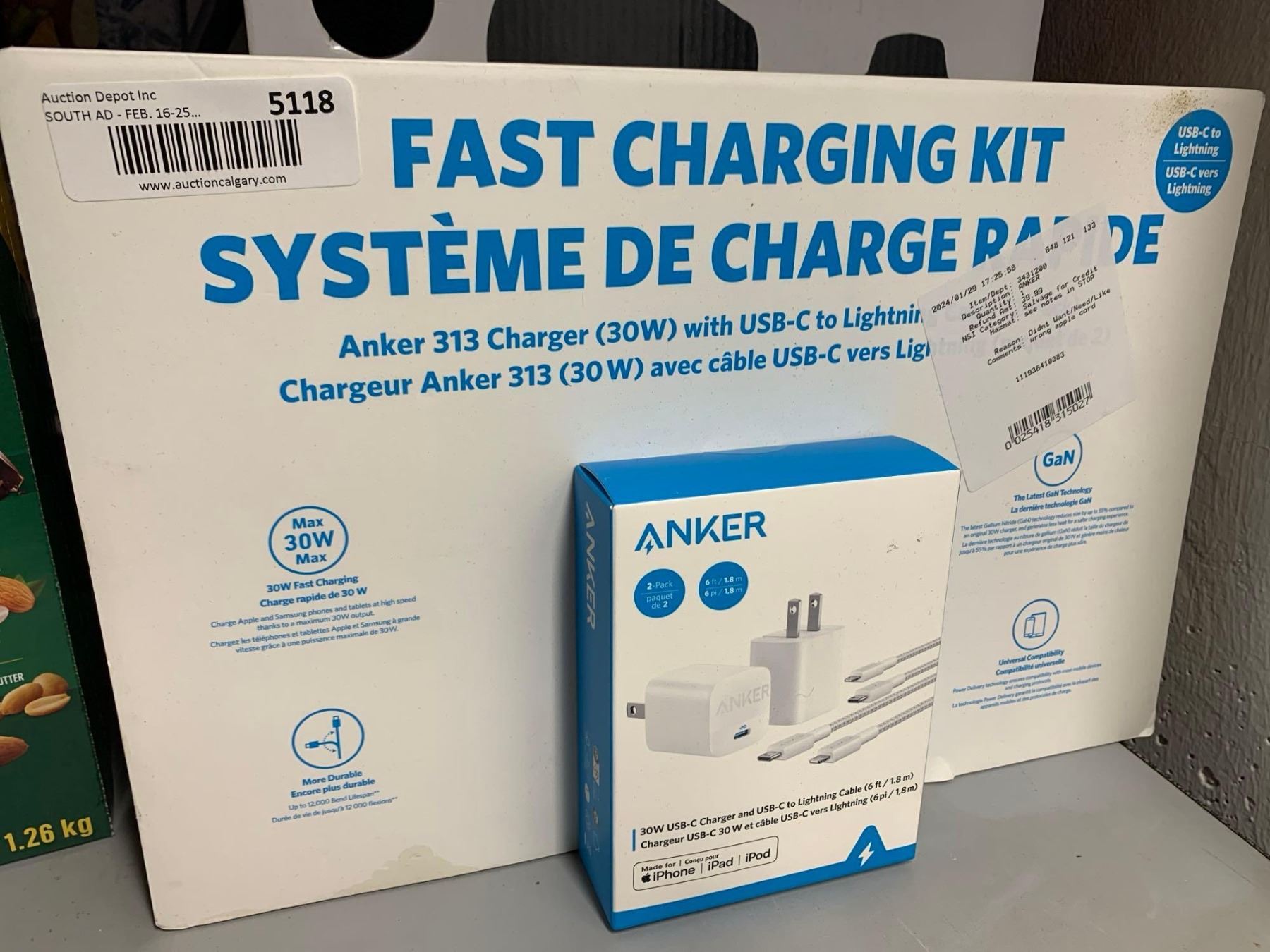 Anker Fast Charging Kit USB to Lighting NEW
