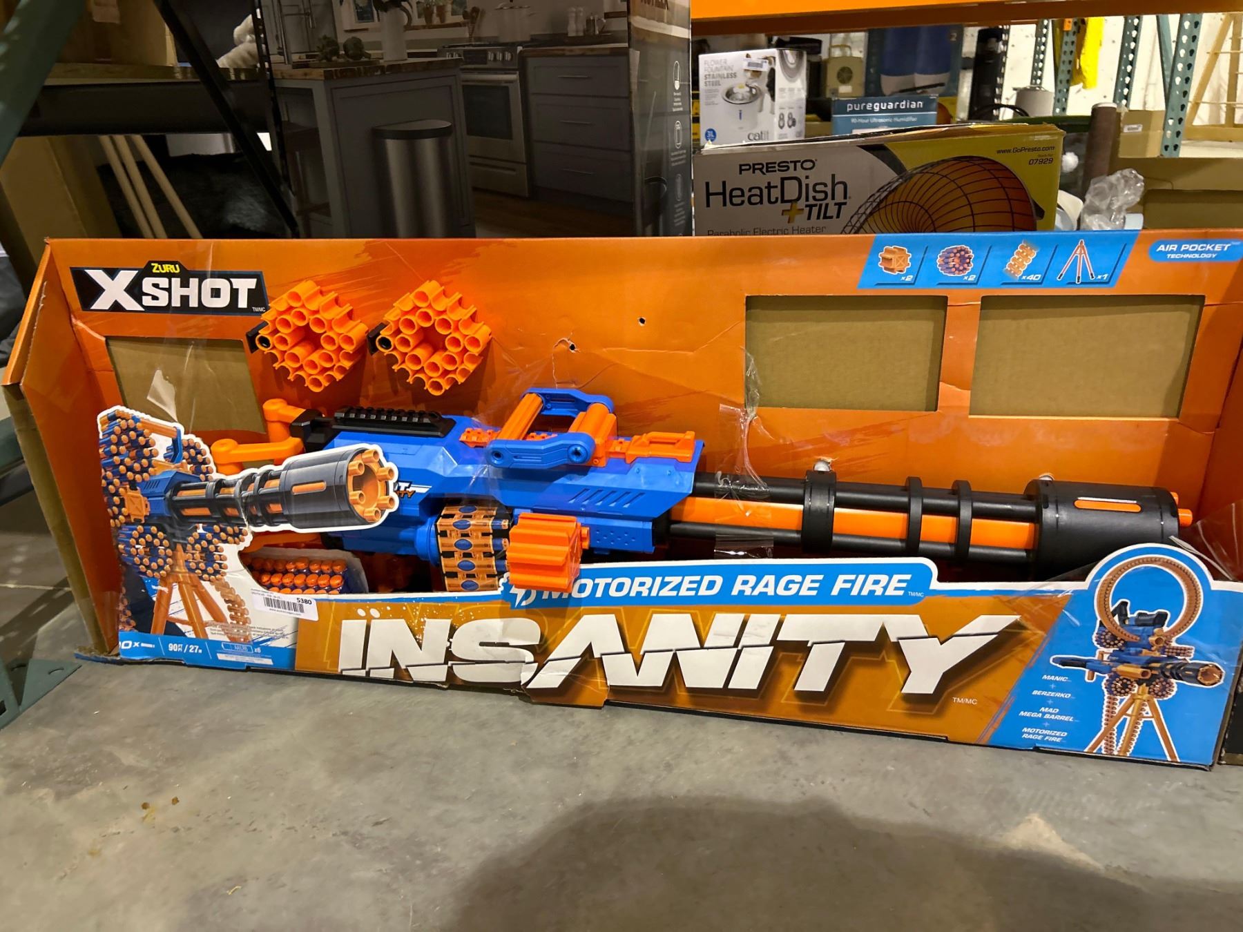 XSHOT - MOTORIZED RAGE FIRE MACHINE GUN.