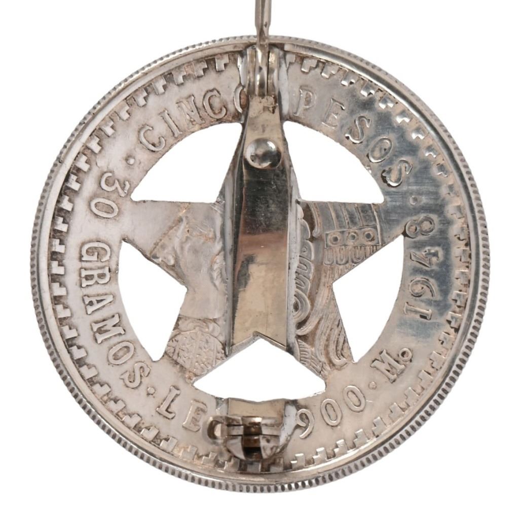 Special Texas Ranger Badge 1948 Cinco Peso