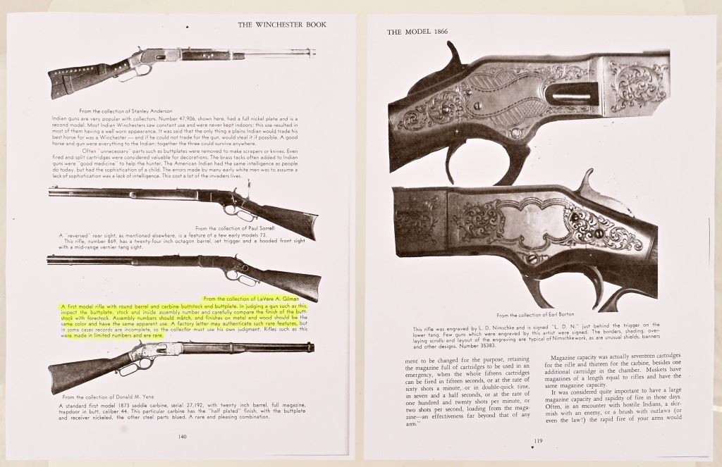 Rare L.D. Nimschke Engraved Winchester 1866 SRC