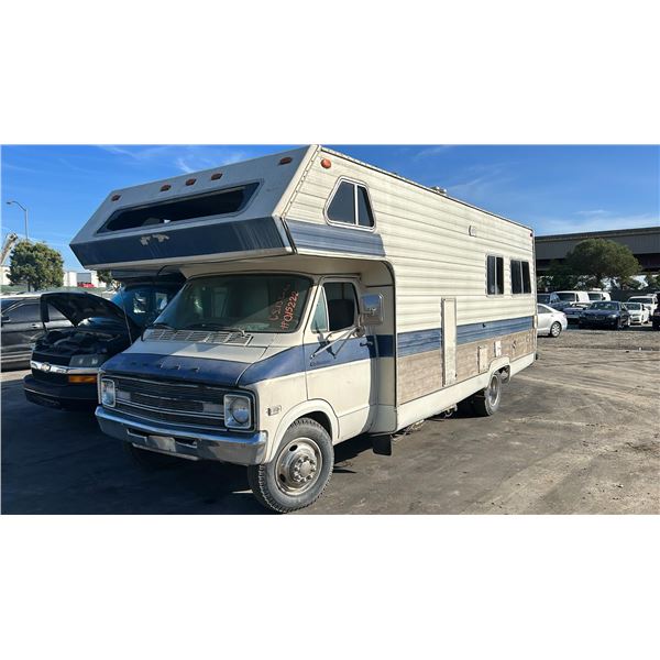 1977 DODGE MOTORHOME