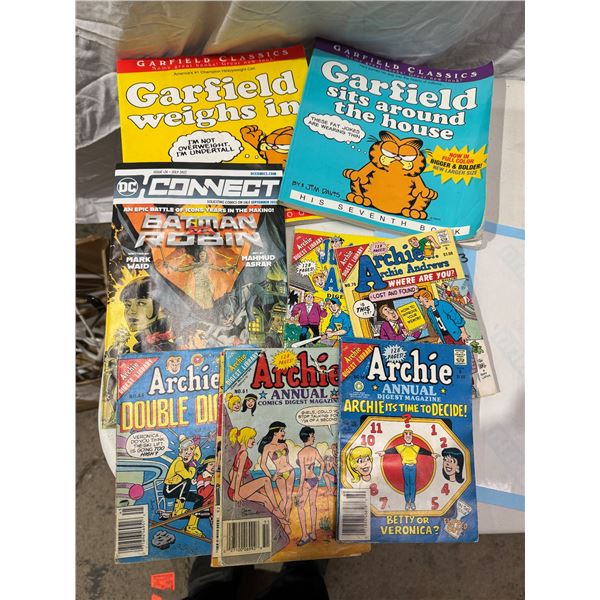 Comics Archie, Garfield etc