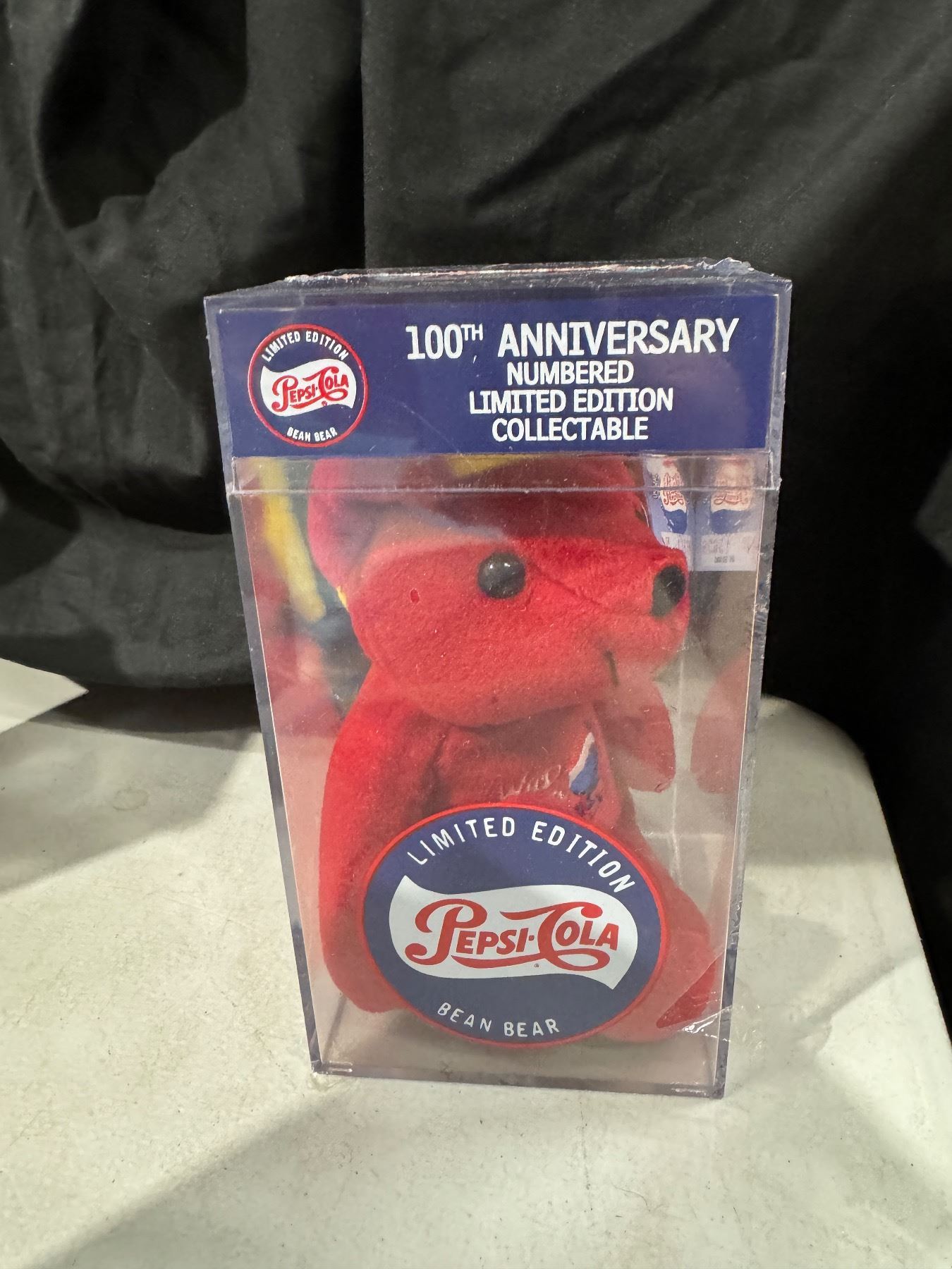 Limited edition Pepsi cola bean bear