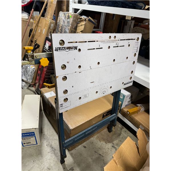 Mastercraft work table with power plugs