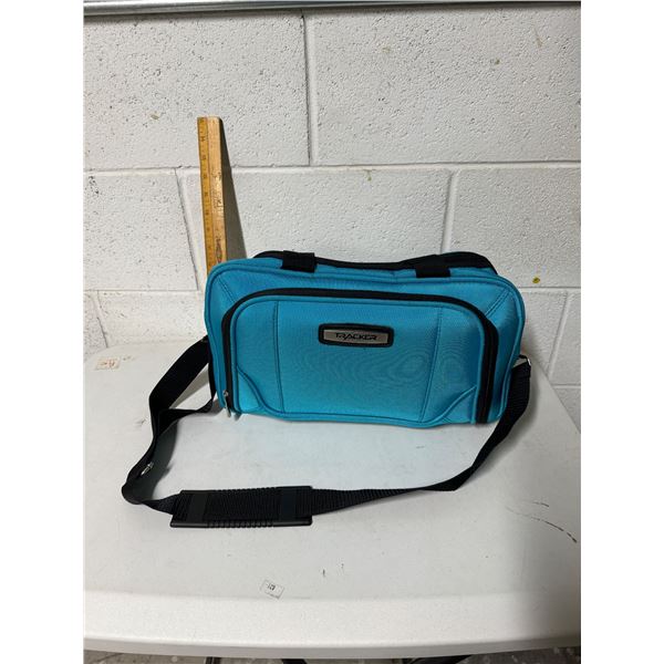 Light blue tracker overnight bag