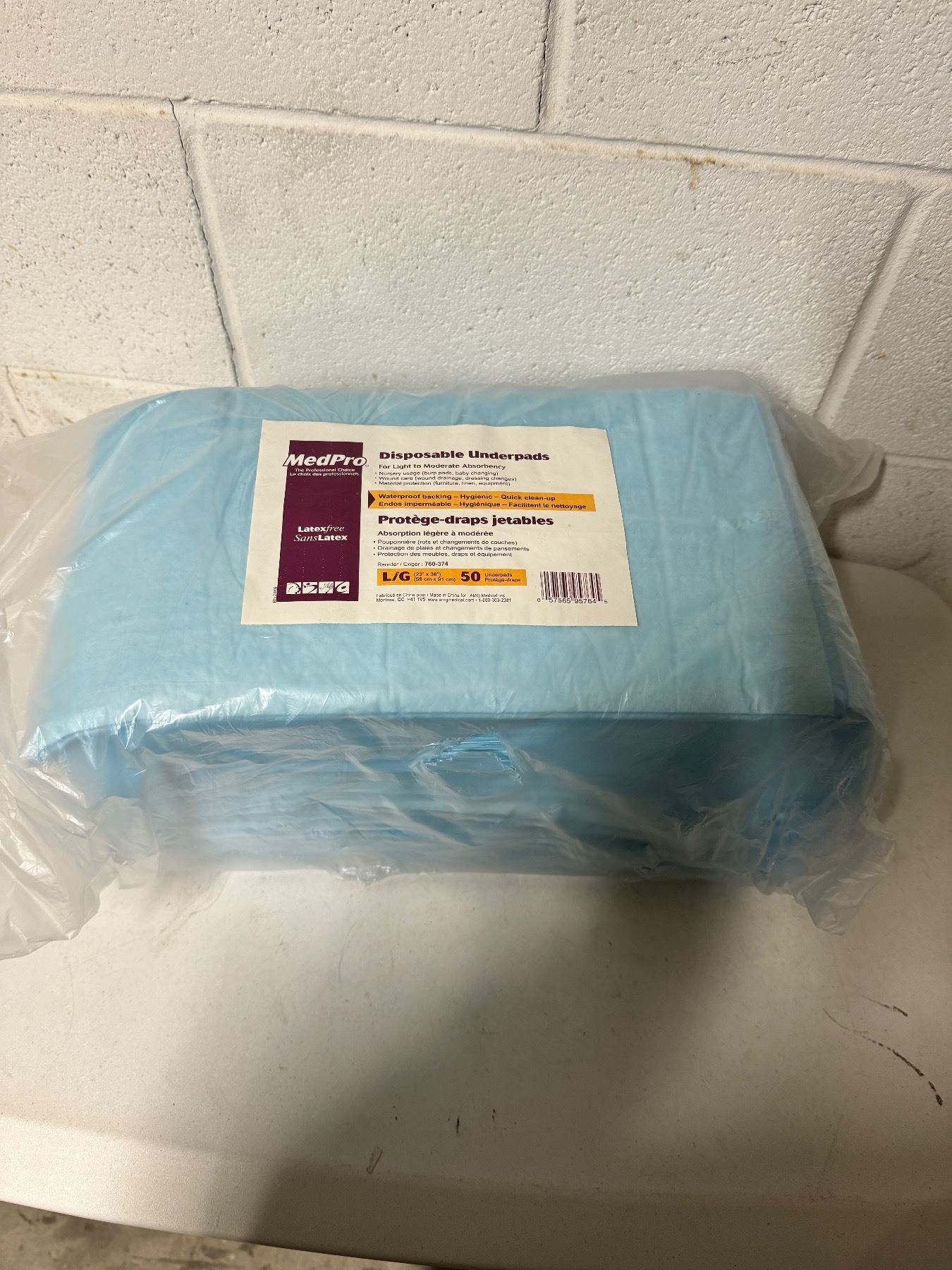 Large disposable underpads