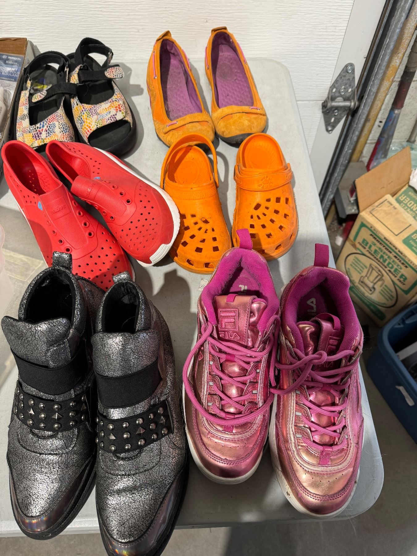 Shoe lot assorted sizes