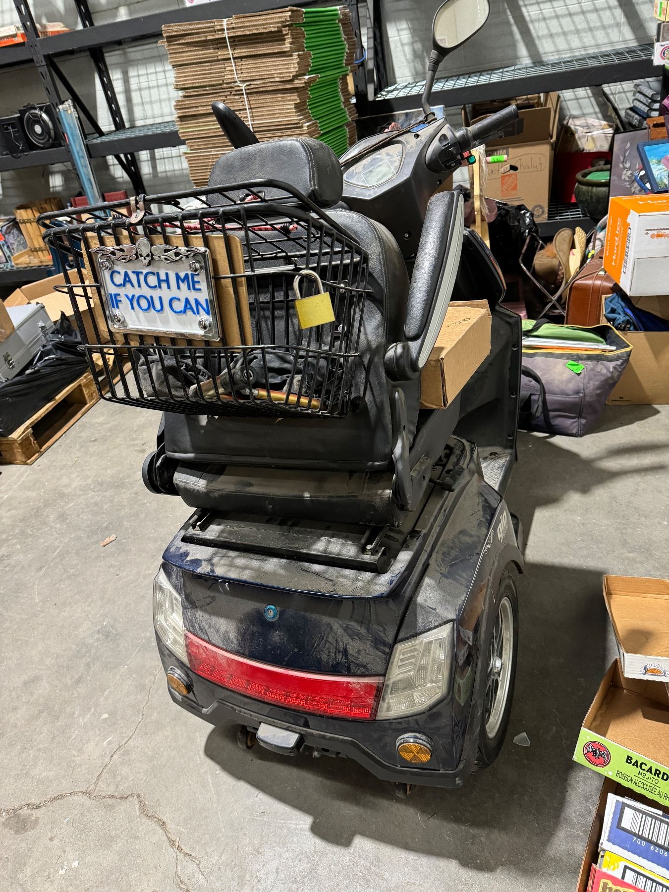 Gio electric scooter keys at till
