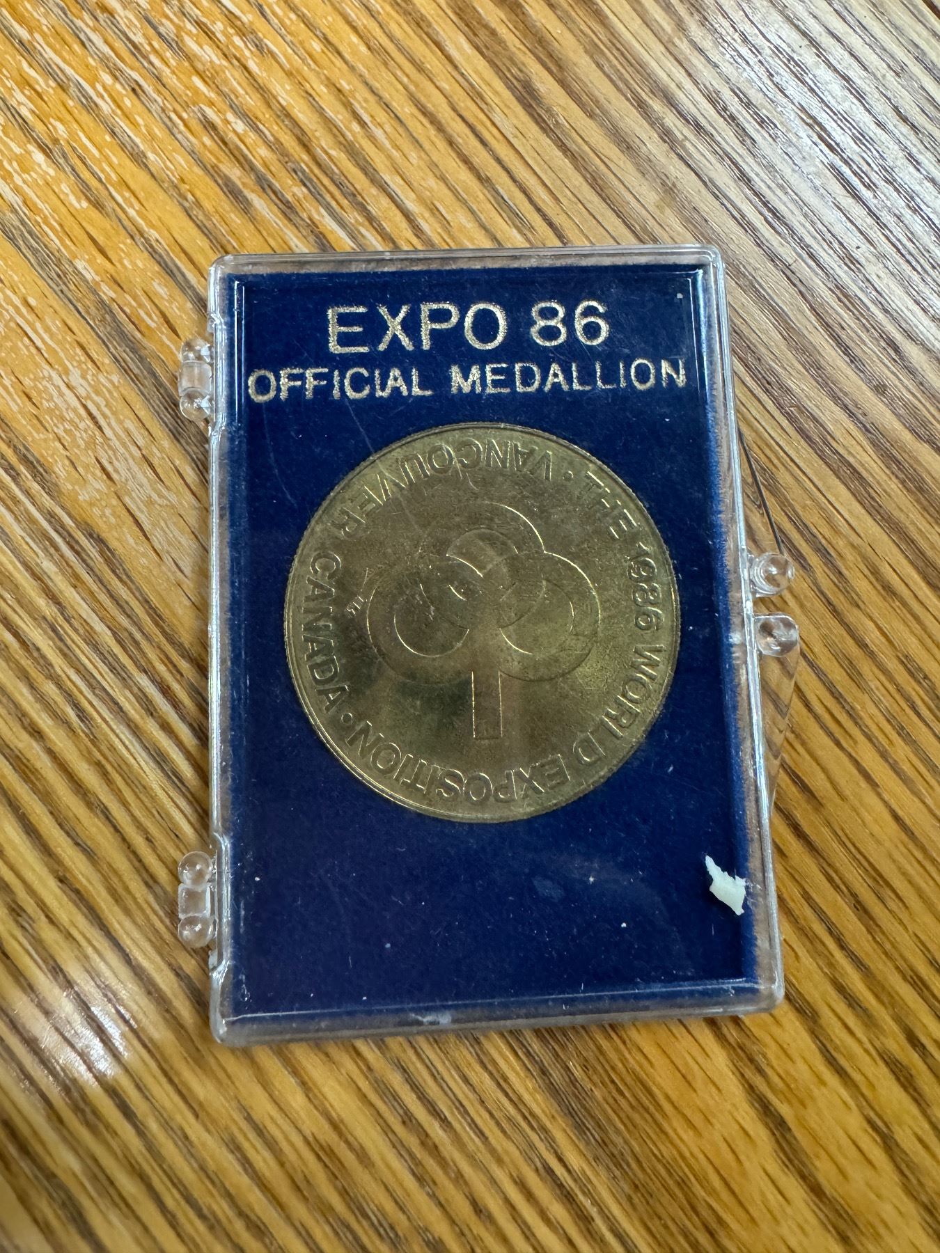 Expo 86 official medallion