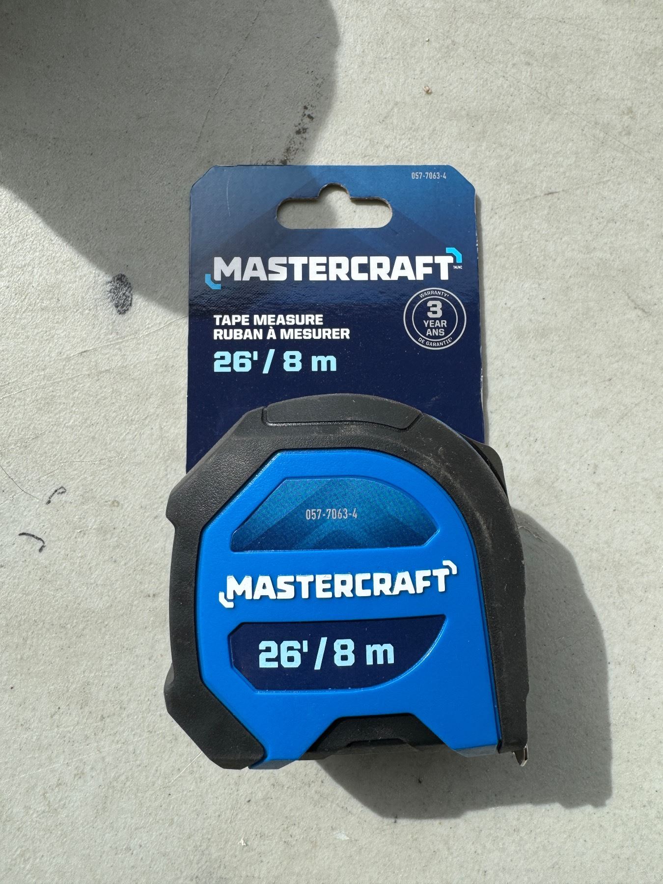 New mastercraft tape measure