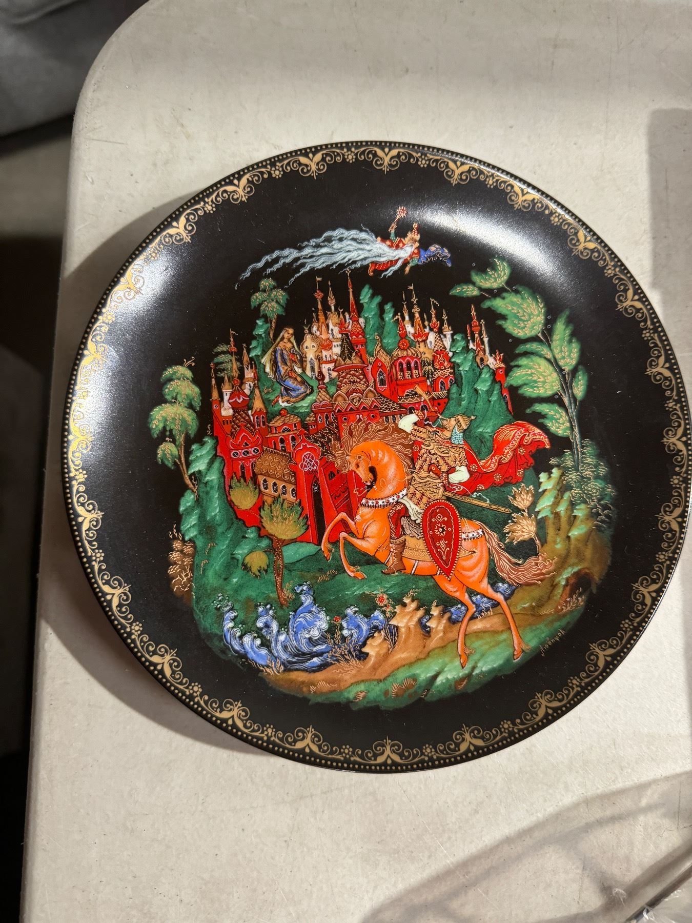 Tianex 1986Russian fairy tale plate