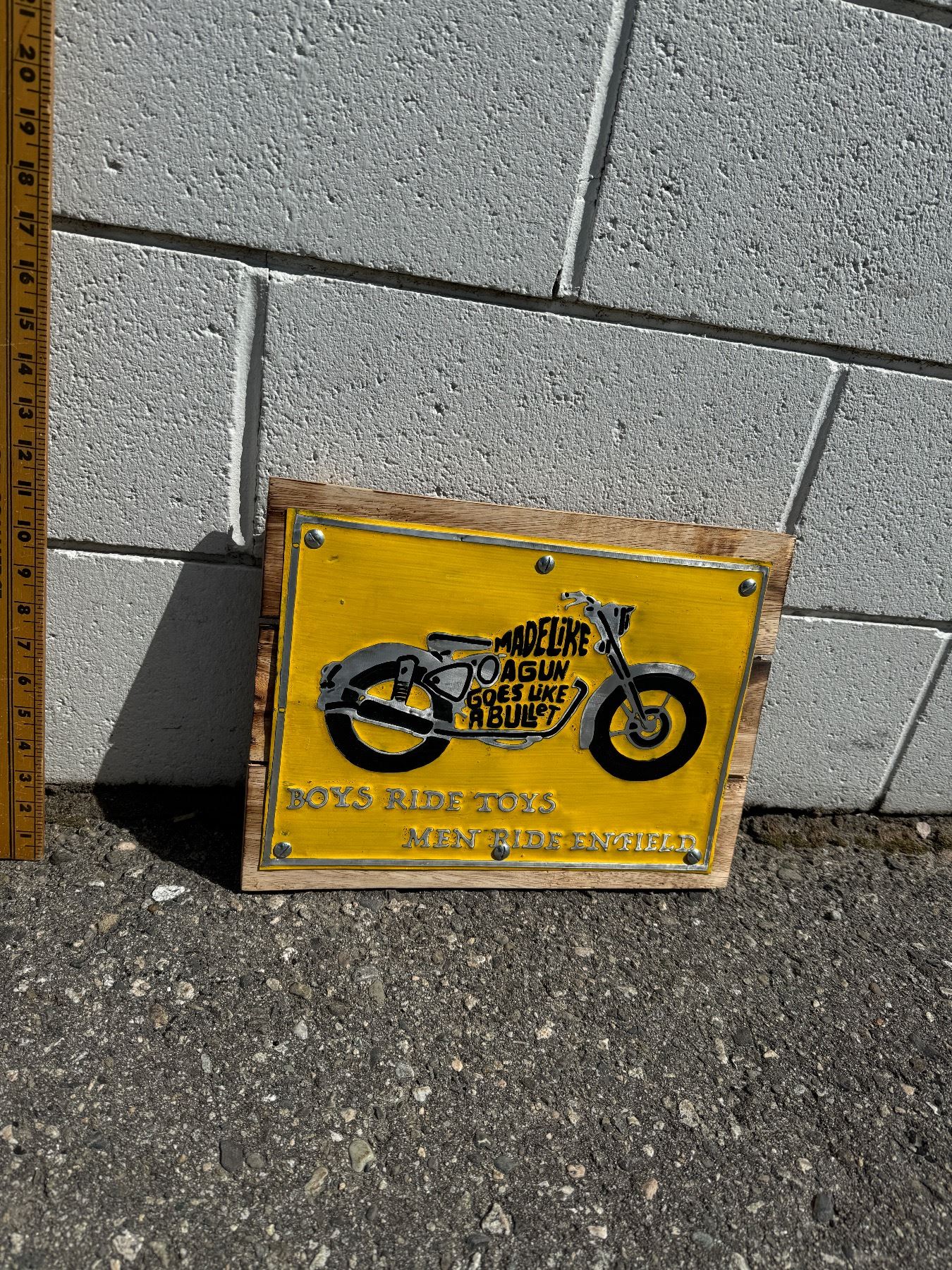 Biker sign