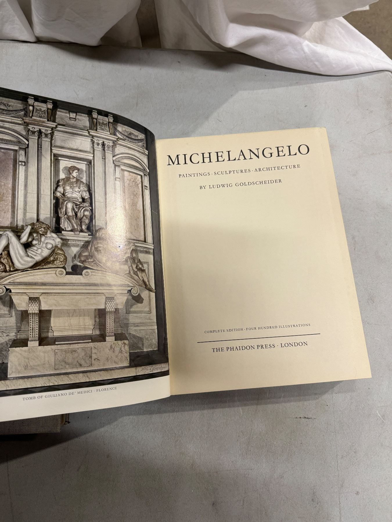 Michelangelo paintings and sculptures book