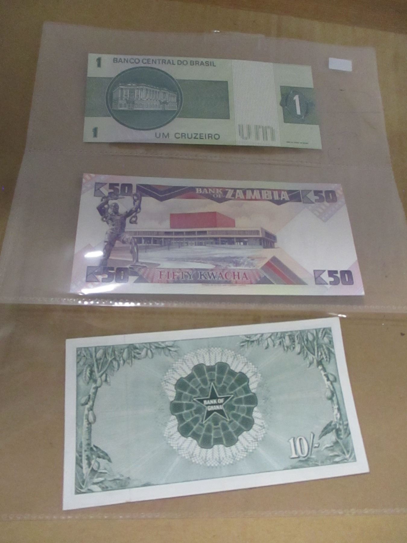 STOCK SHEET WORLD COLLECTIBLE BANK NOTES