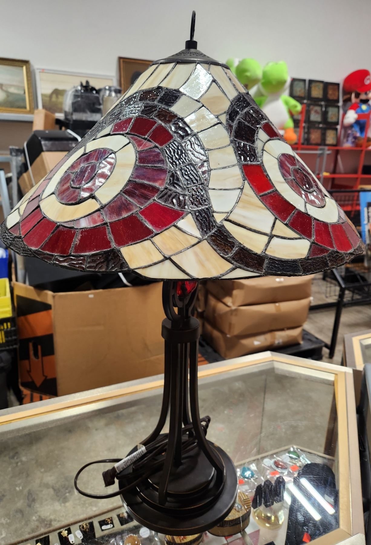 Tiffany Style Stained Glass Lamp by Colour Creations