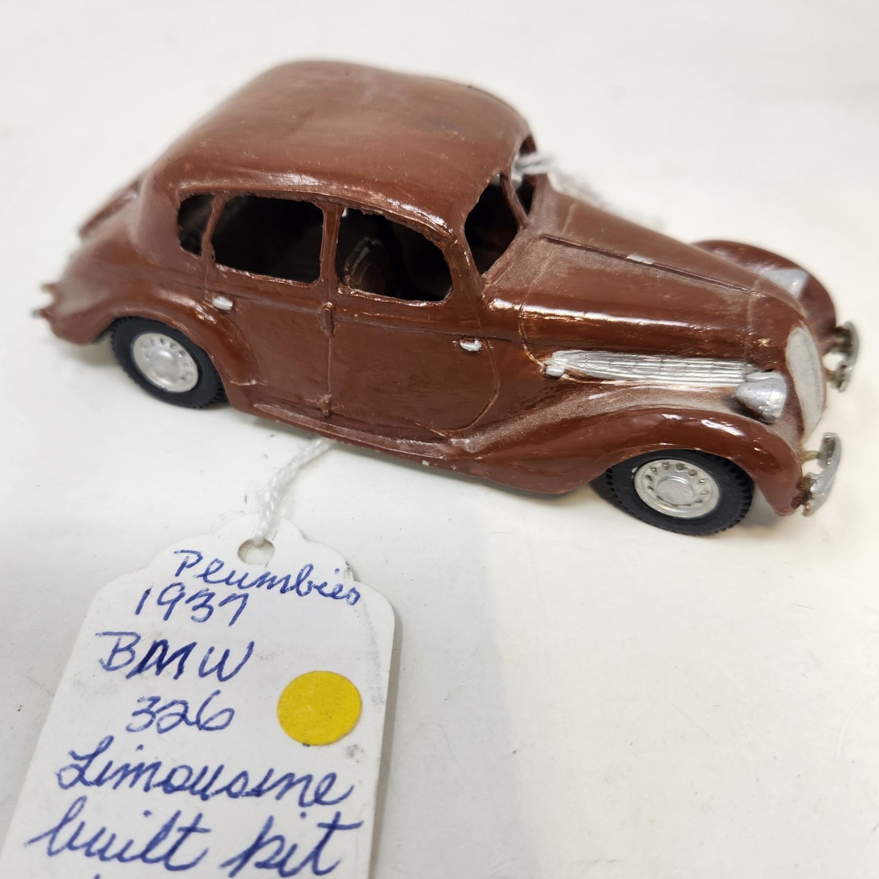 Heavy Vintage Die-cast 1937 BMW 326 Limousine Built Kit