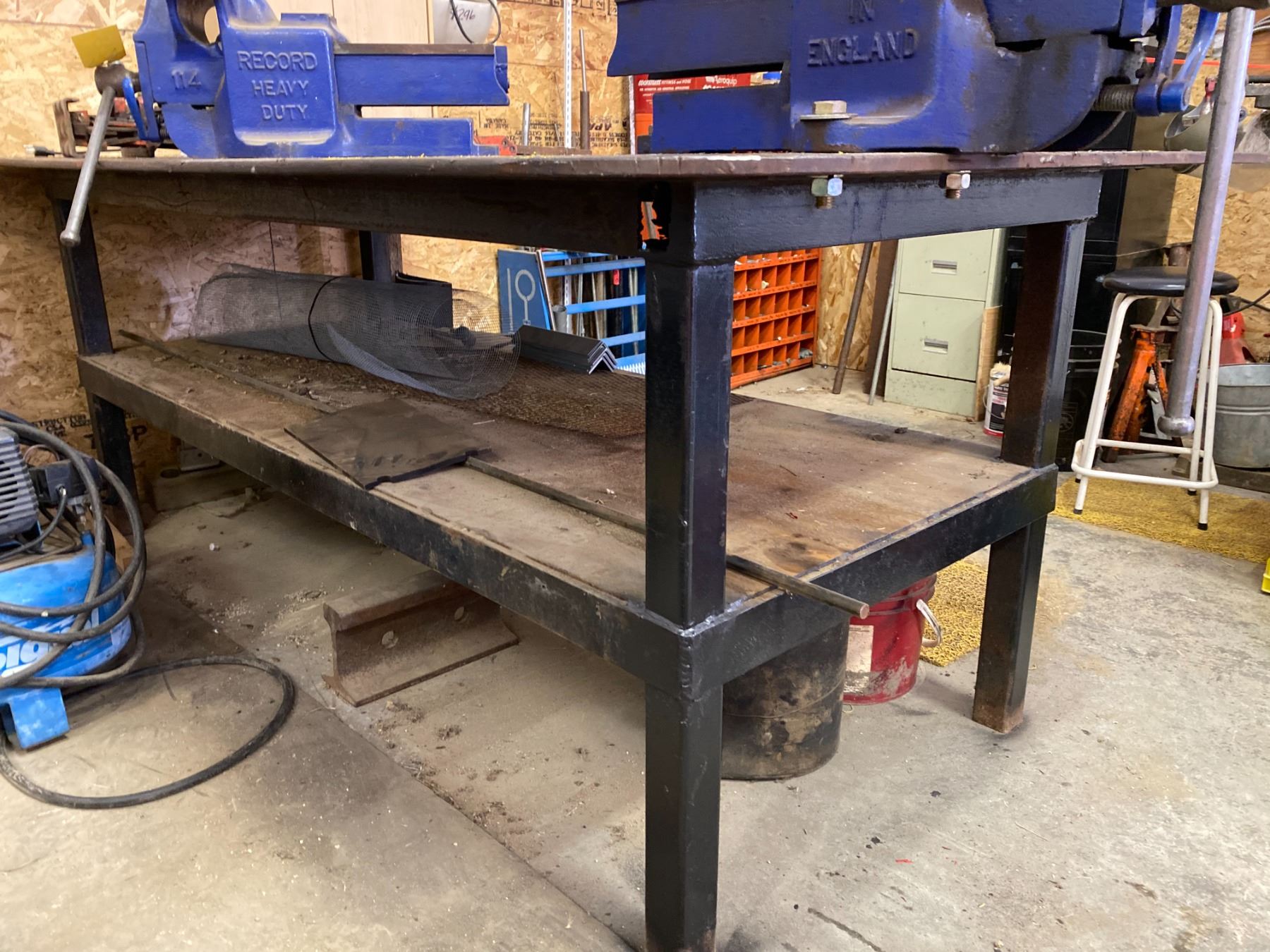 Lots 292, 293 & 294 are a Group Lot- 4' x 8' steel work bench