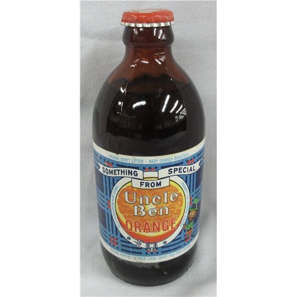 Uncle Ben Orange Stubby Bottle - full