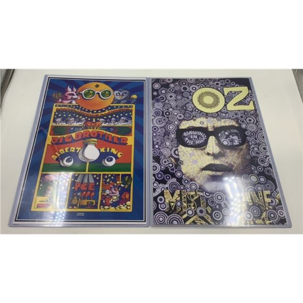 2 Afterthought Posters 11" x 17" In Hard Plastic Sleeve