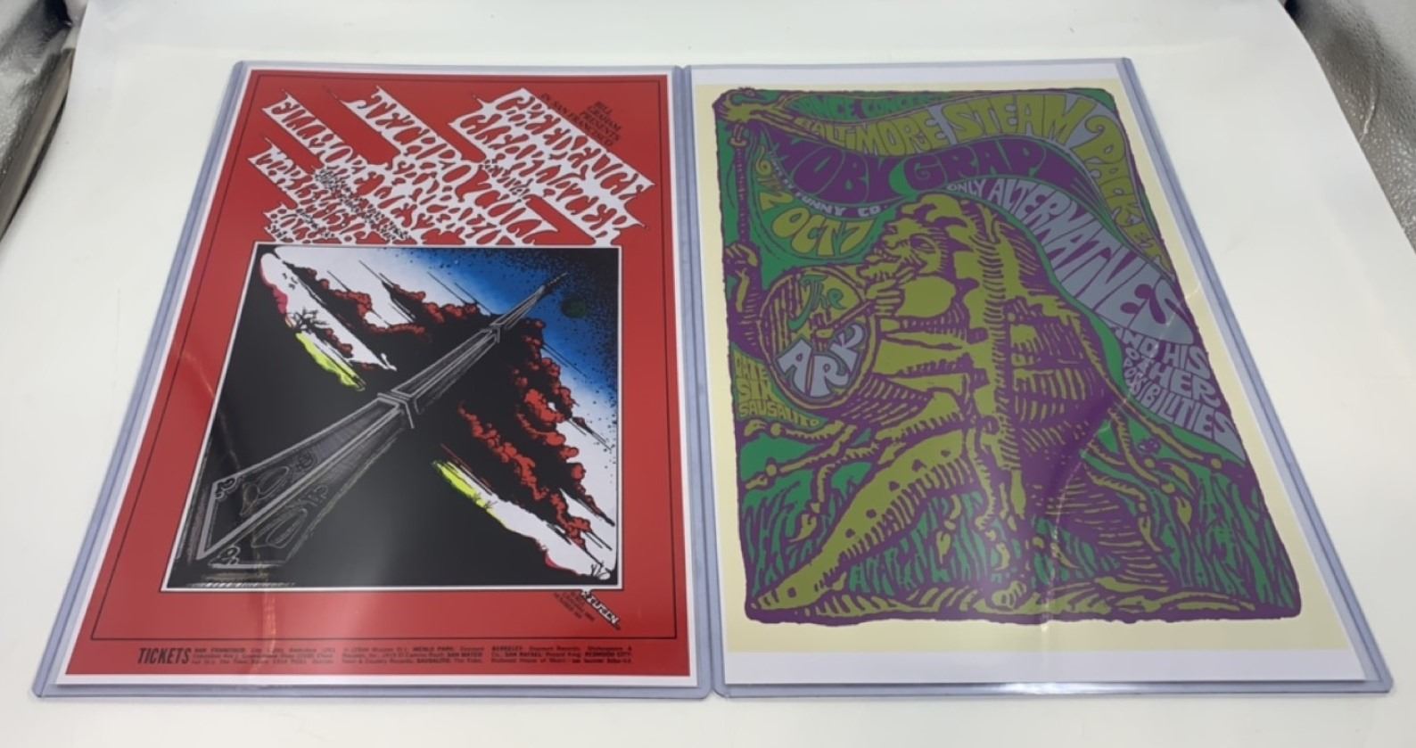 2 Afterthought Posters 11" x 17" In Hard Plastic Sleeve