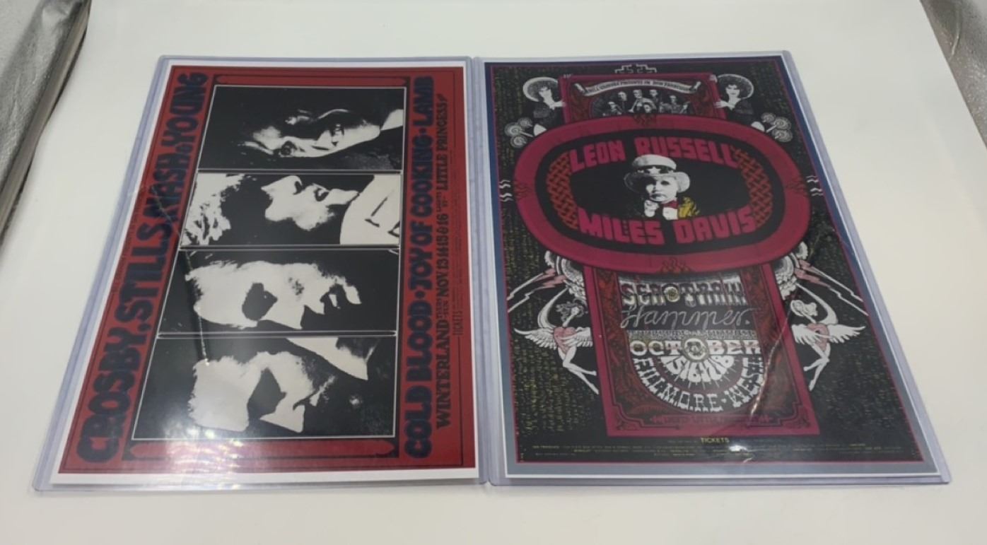 2 Afterthought Posters 11" x 17" In Hard Plastic Sleeve