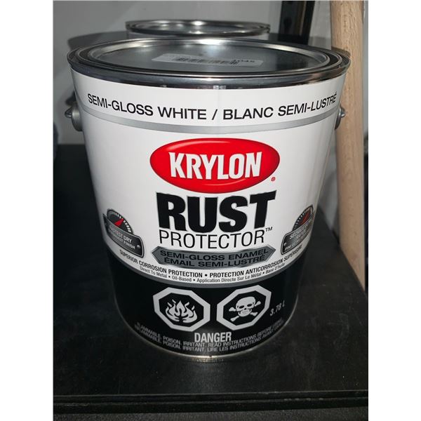 Krylon Rust Protector Semi Gloss White 3 78l