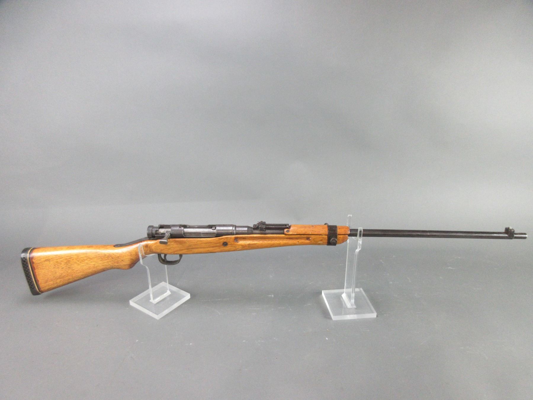 Japanese Arisaka Bolt Action Rifle With Chrysanthemum- 7.7- 26" Barrel ...