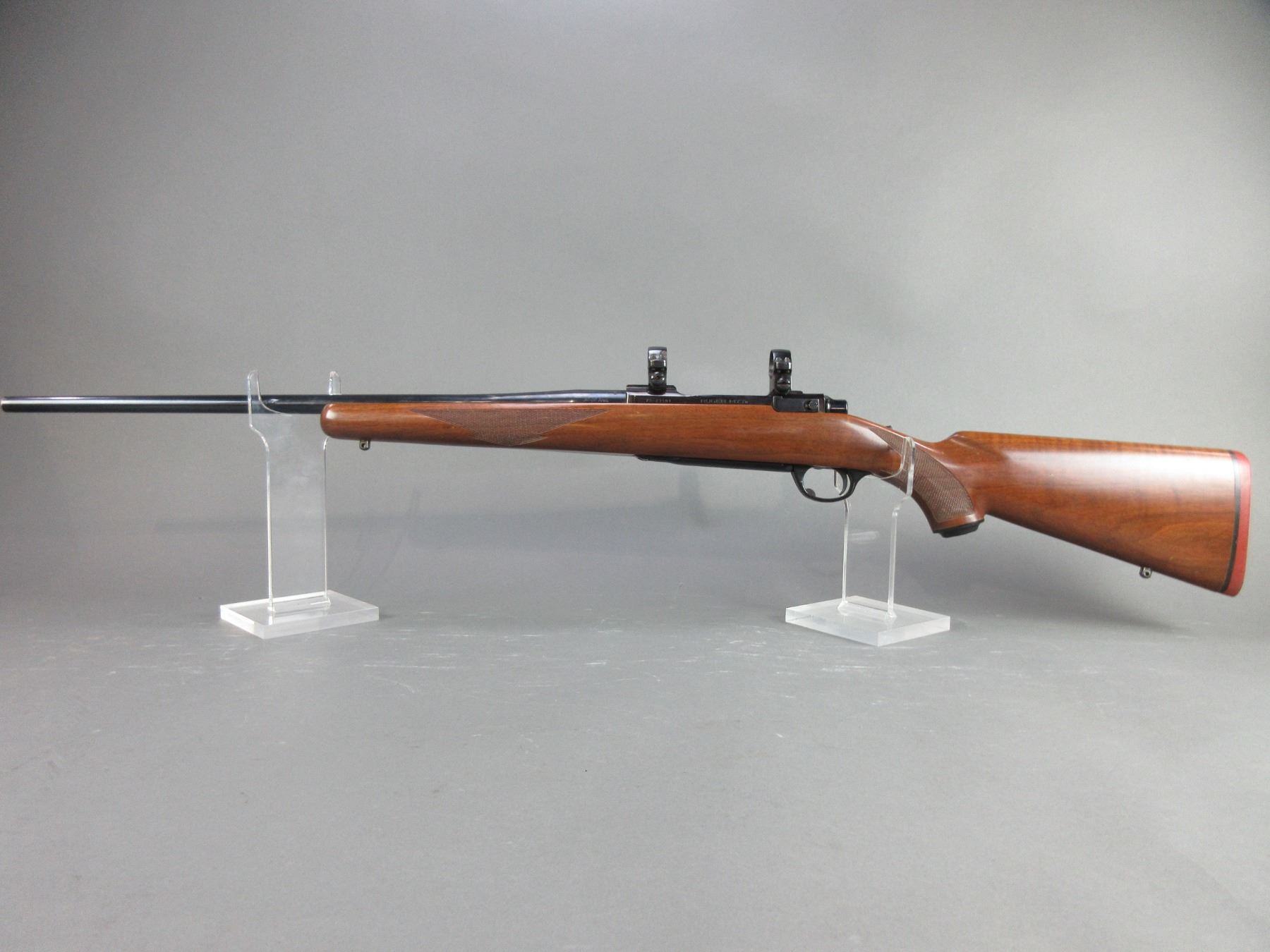 Ruger M77 Bolt Action Rifle- .30-06- 22" Barrel- Checkered- Scope Rings ...