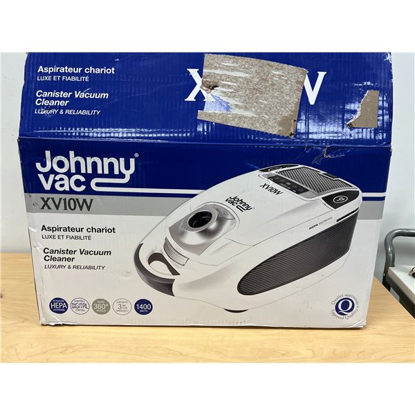 Johnny Vac Canister Vacuum Cleaner - open box, looks new, see photos