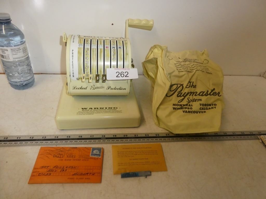 Vintage Paymaster machine