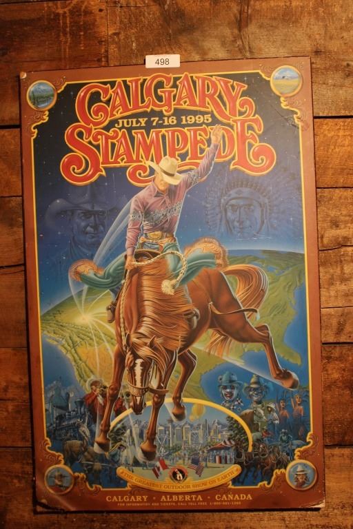 Calgary stampede poster 1995