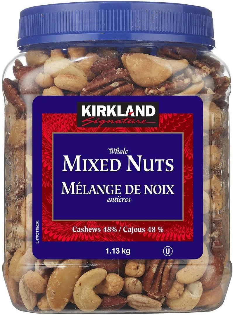NEW 1.13KG BOTTLE OF KIRKLAND MIXED NUTS