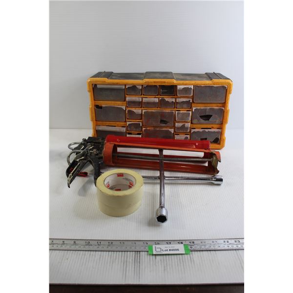2 Caulking Guns Parts Bin Misc Bodnarus Auctioneering
