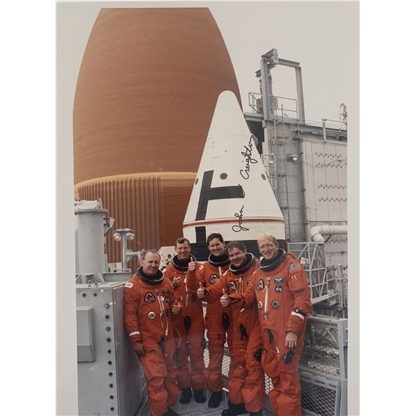 NASA John Creighton signed photo. GFA Authenticated NASA John Creighton signed photo. GFA Authenticated
