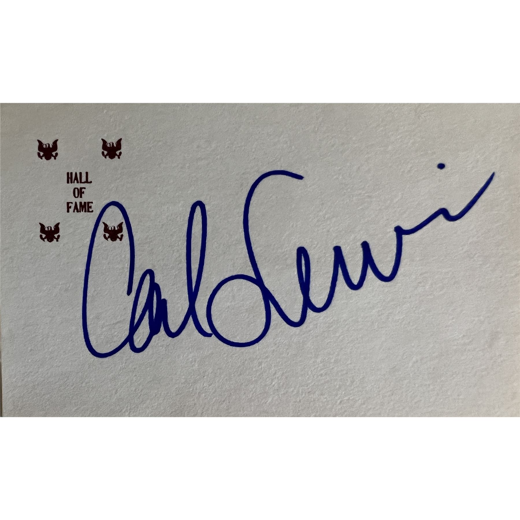 Carl Lewis original signature