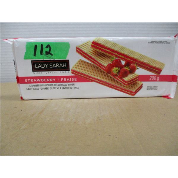 STRAWBERRY WAFER COOKIES (200G)