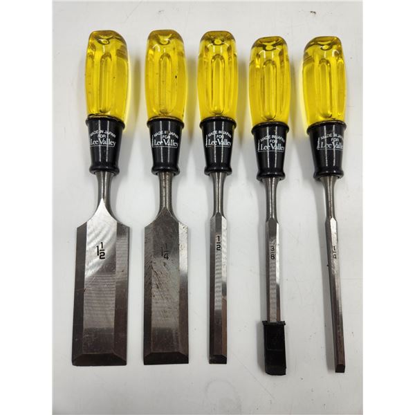 Set of Lee Valley Chisels Made in Japan