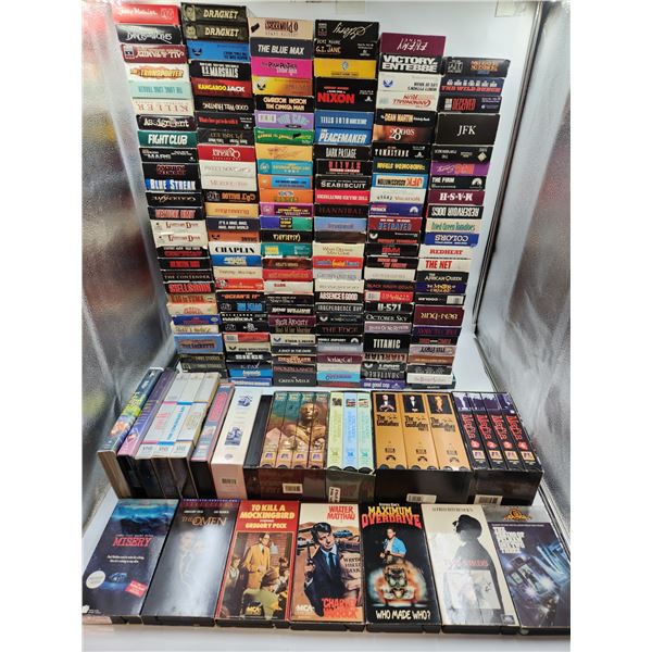 Large Wholesale Lot of VHS Tapes