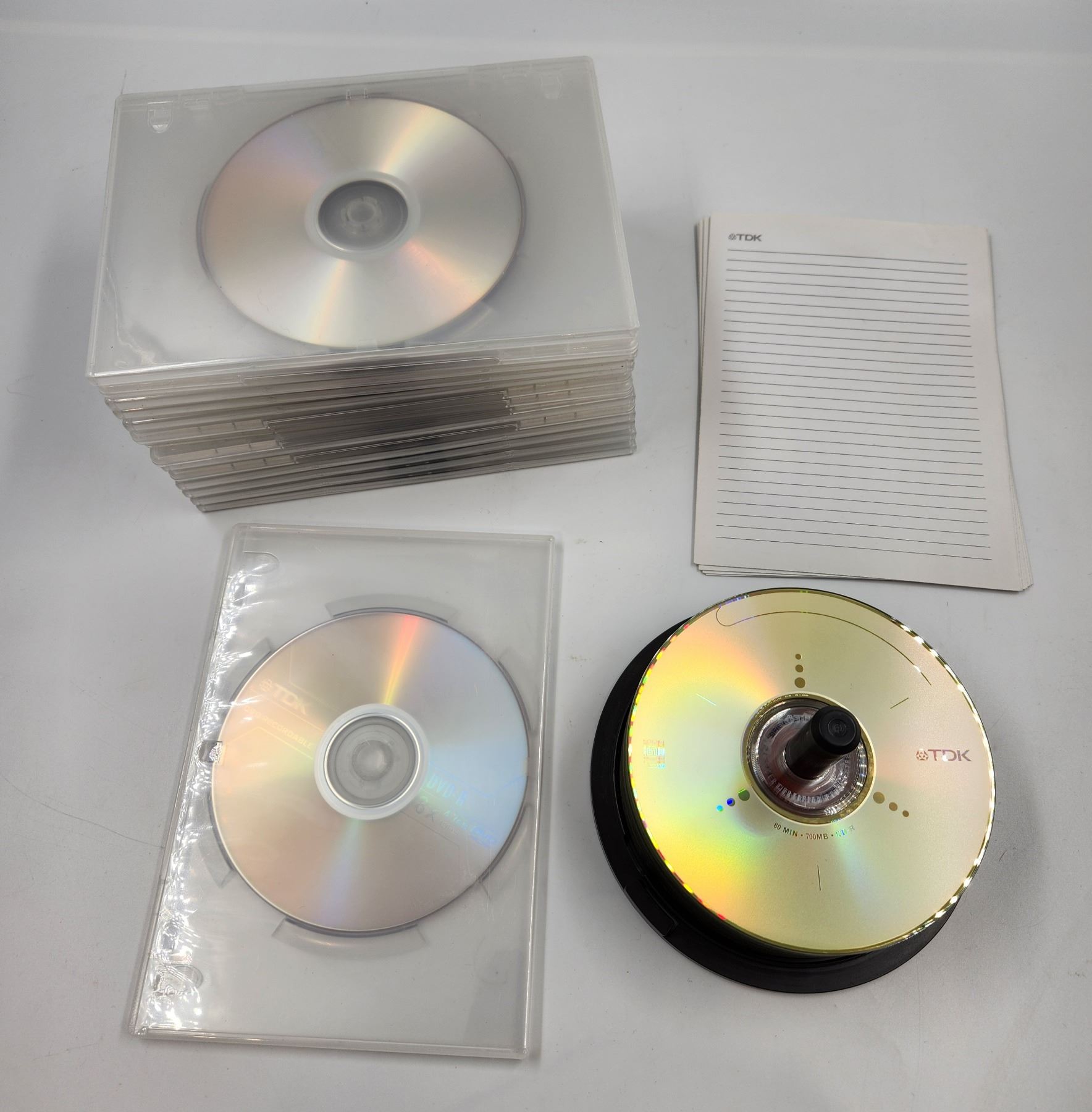 Assorted TDK CD-RW Memorex (Blank)