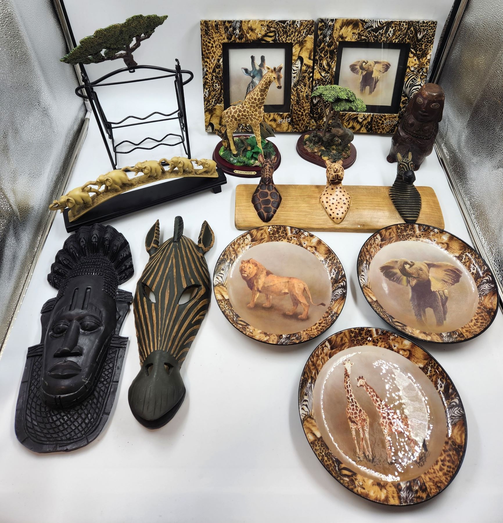 African Themed Décor Lot