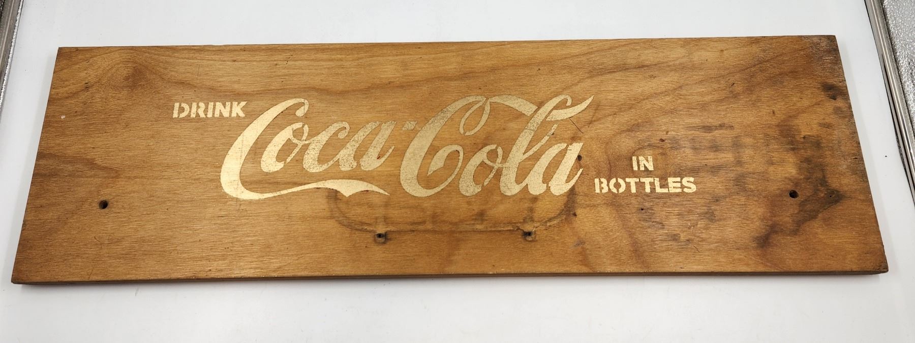 Coca-Cola Wooden Sign