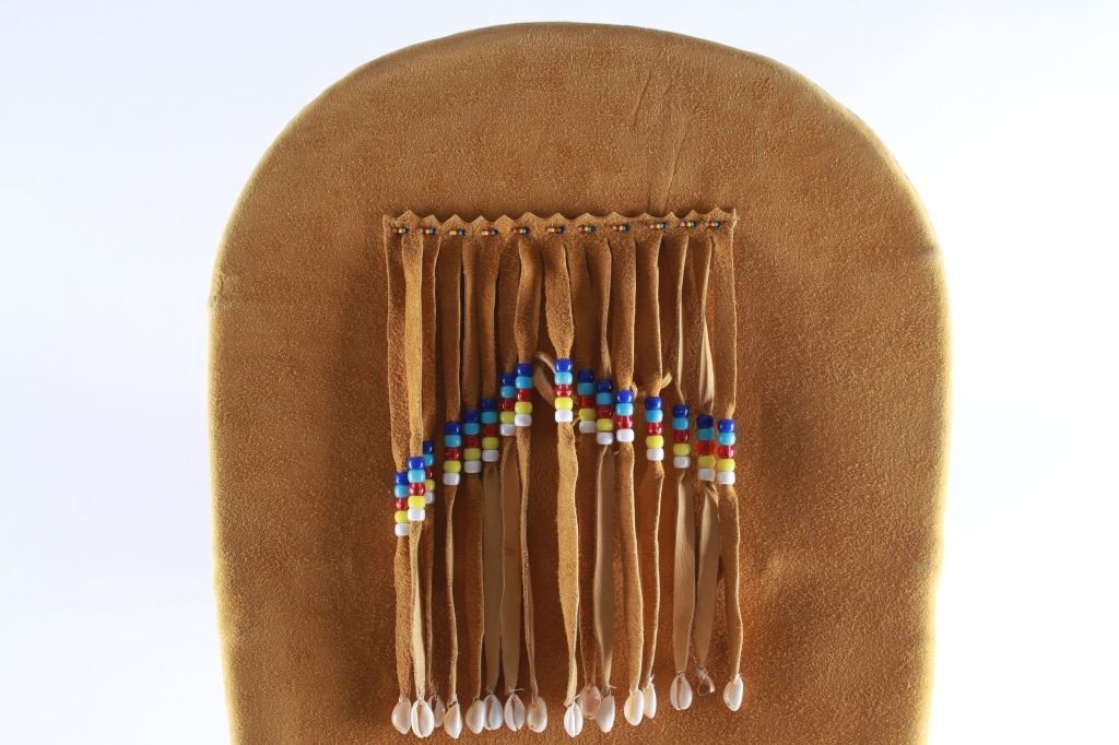 Paiute Modoc Basketry Beaded Large Cradle Board