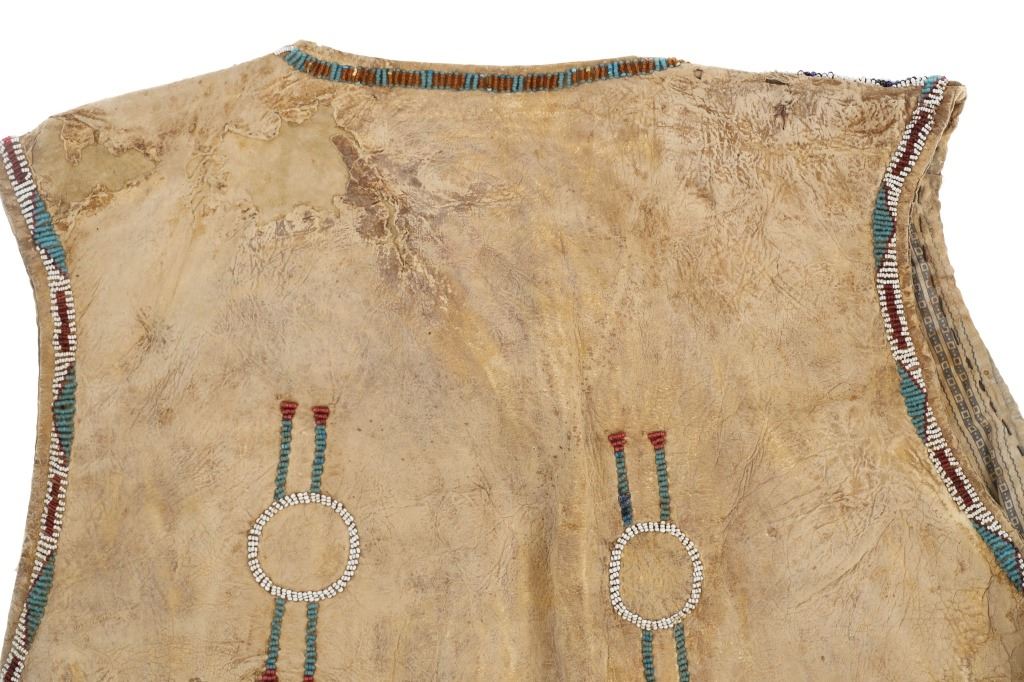 Ca. 1880 Sioux Sundance Beaded Men's Vest