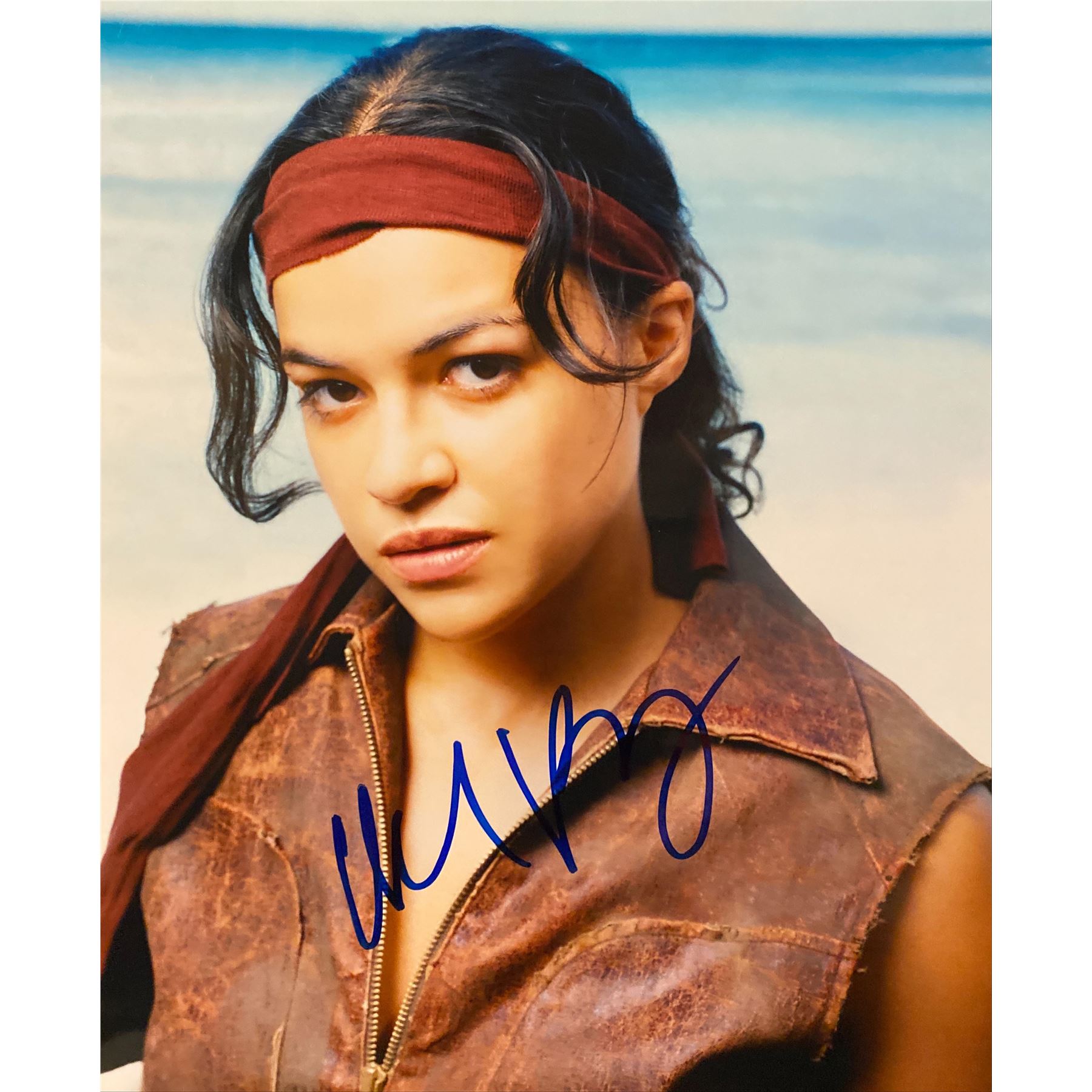 Michelle Rodriguez signed photo