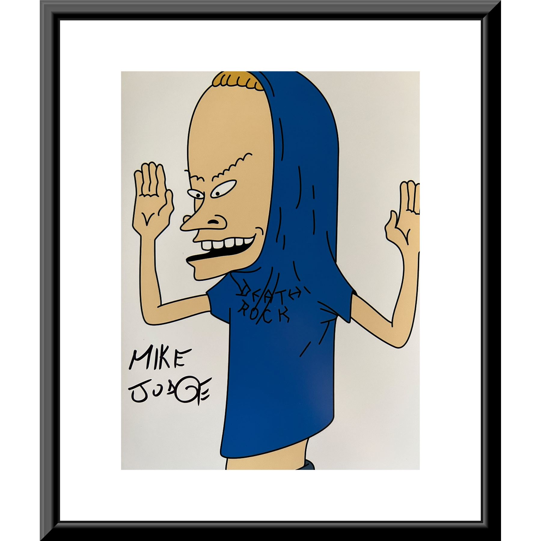 Beavis and Butt-Head Mike Judge signed photo