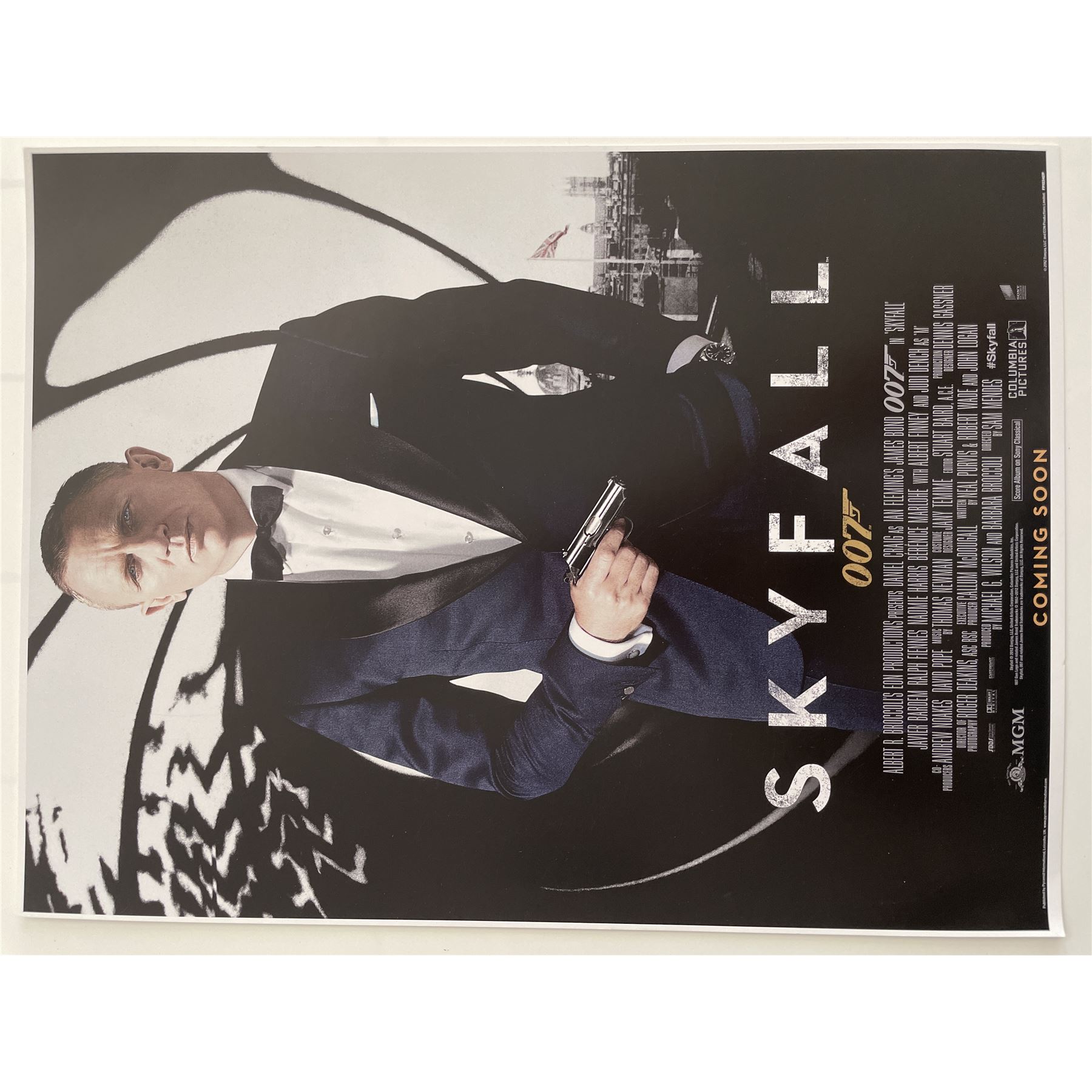 James Bond Skyfall mini poster